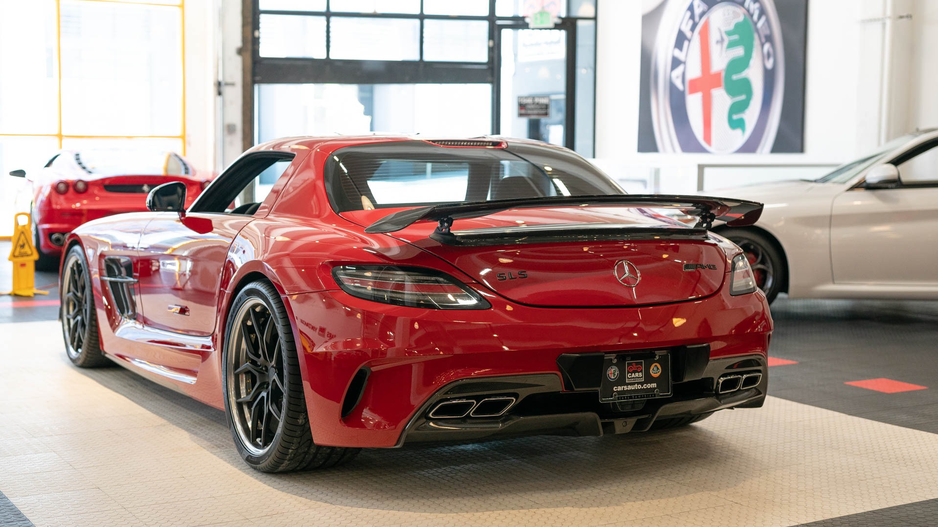 Mercedes Sls Black Series Red